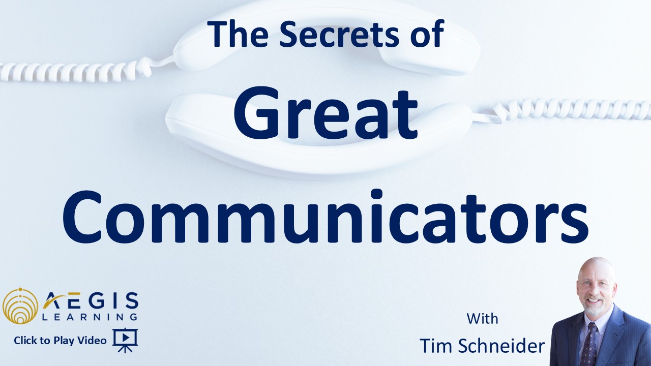 The Secrets of Great Communicators